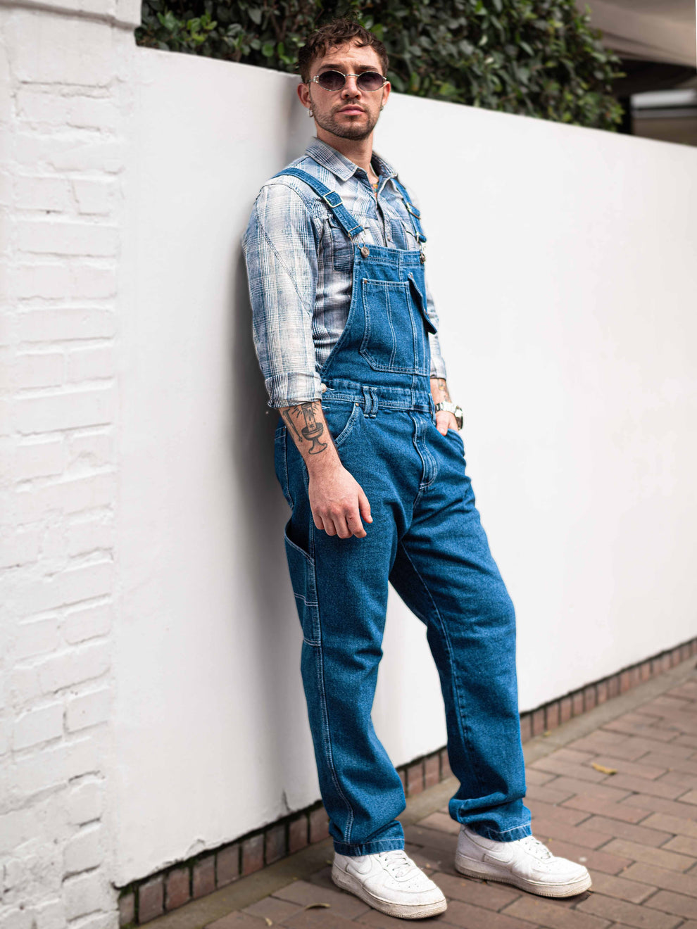 Overol Clásico Hop en Jean - Azul Medio, Estilo Único – OCASO JEANS